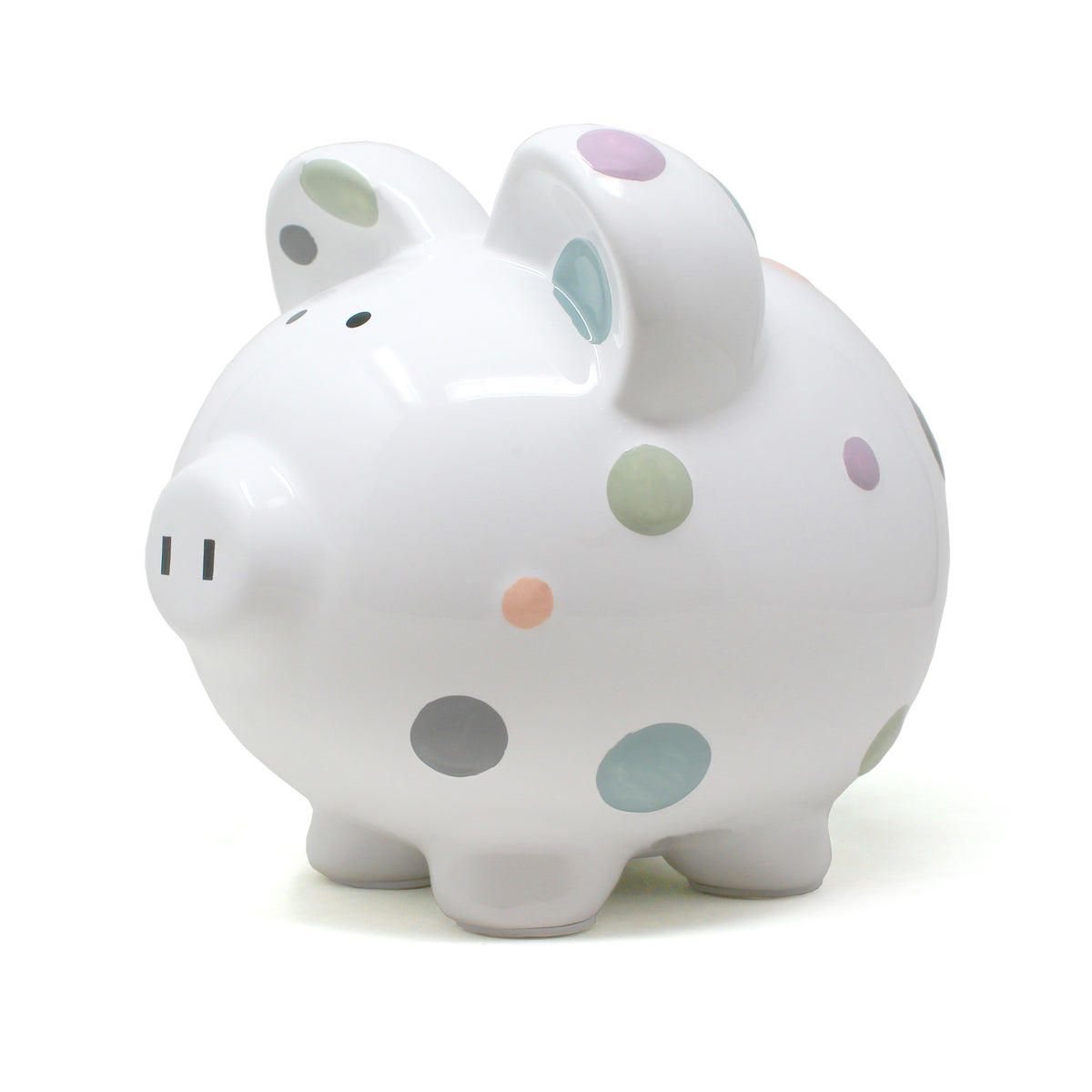 PASTEL MULTI-DOT PIGGY BANK | Personalized Piggy Banks
