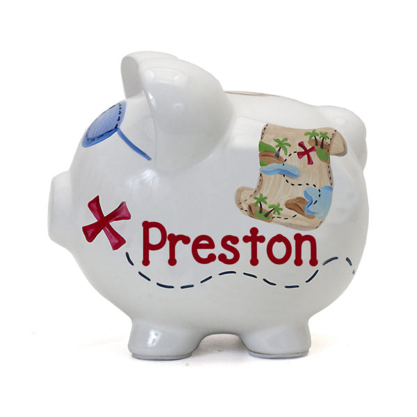 PIRATE PIGGY BANK | Personalized Piggy Banks