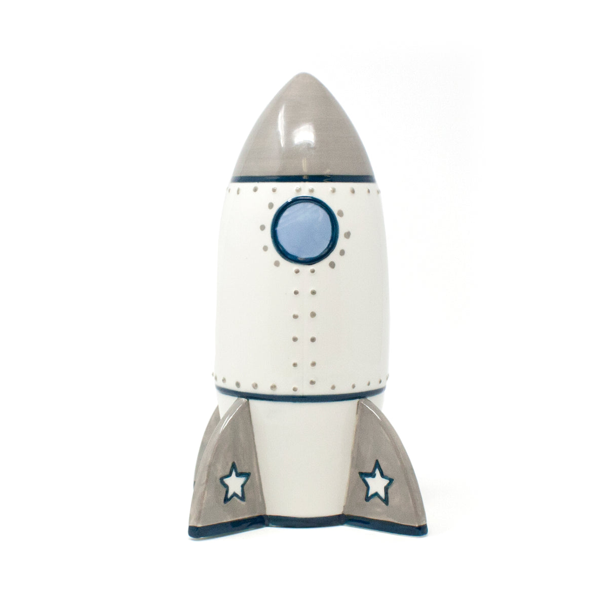 ROGER THE ROCKET COIN BANK | Personalized Piggy Banks