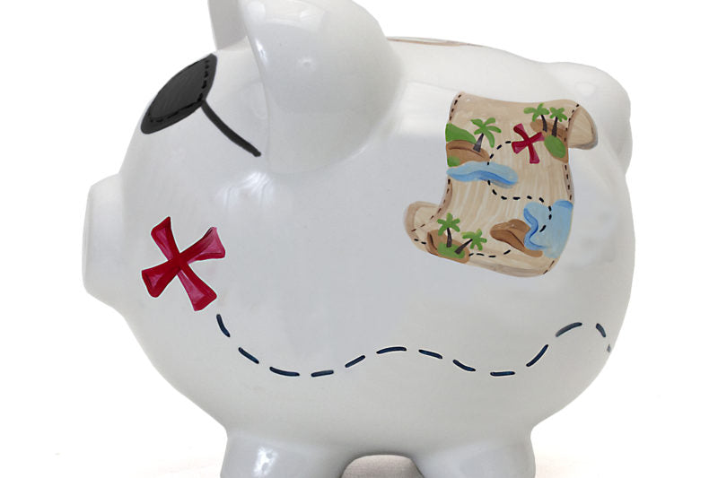 PIRATE PIGGY BANK | Personalized Piggy Banks