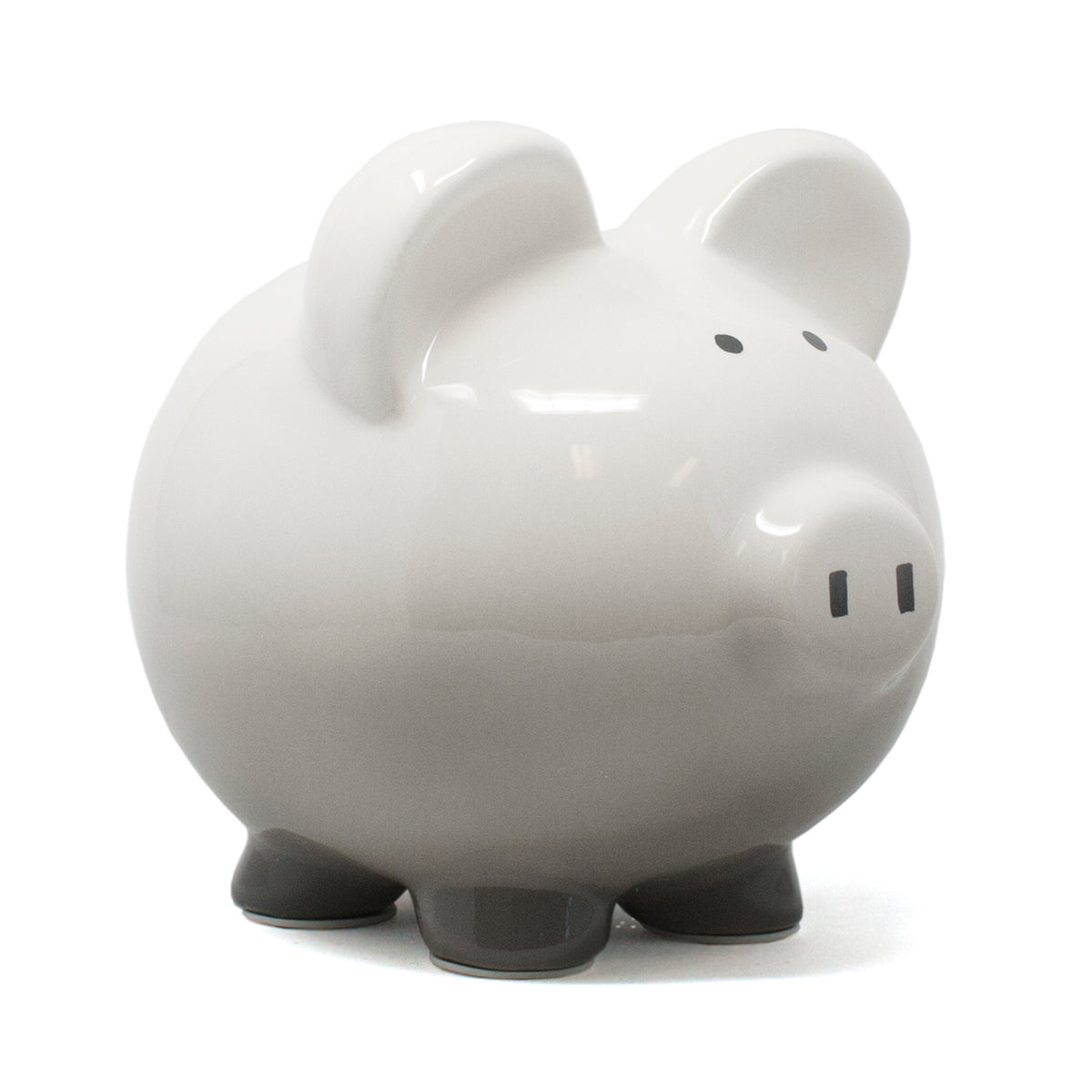 GRAY OMBRE PIGGY BANK | Personalized Piggy Banks