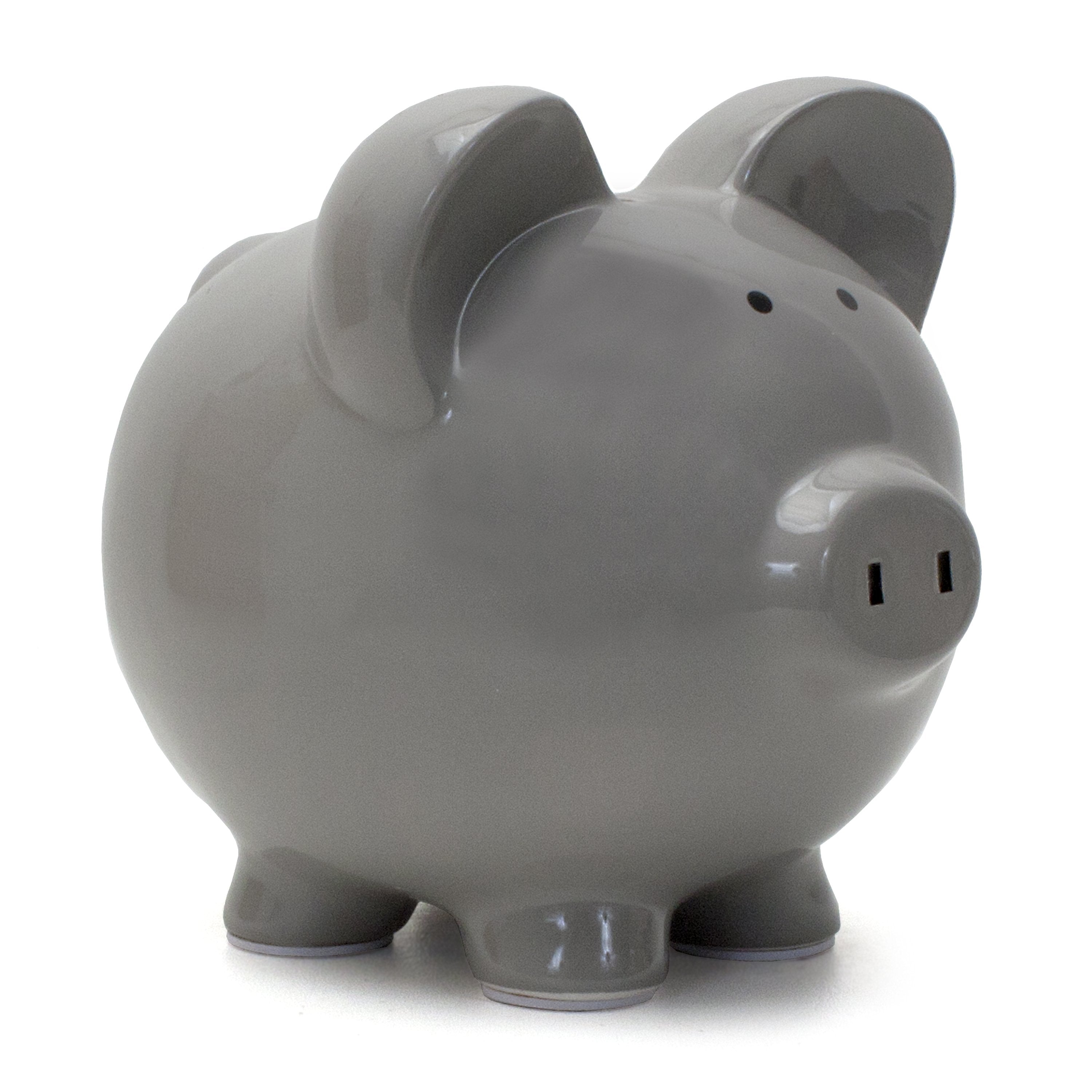 Gray BOSS HOG Bank 13'' – Personalized Piggy Banks